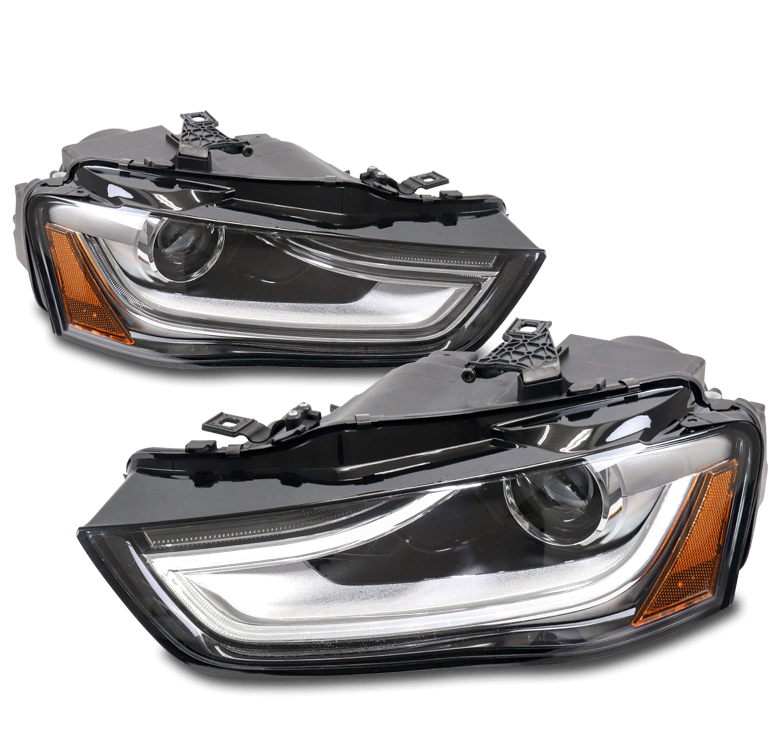 For 13-16 Audi A4 Quattro S4 HID/Non-AFS LED Projector Headlight ...